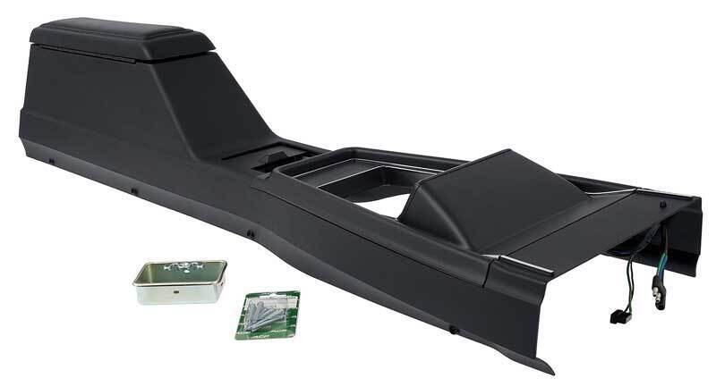 1971-73 Ford Mustang Consola central Manual Completa Color Negro Trans ...